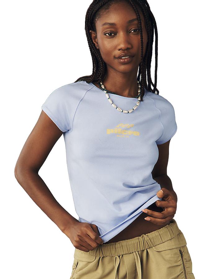 PILCRO Pilcro Graphic Cotton Blend Tee